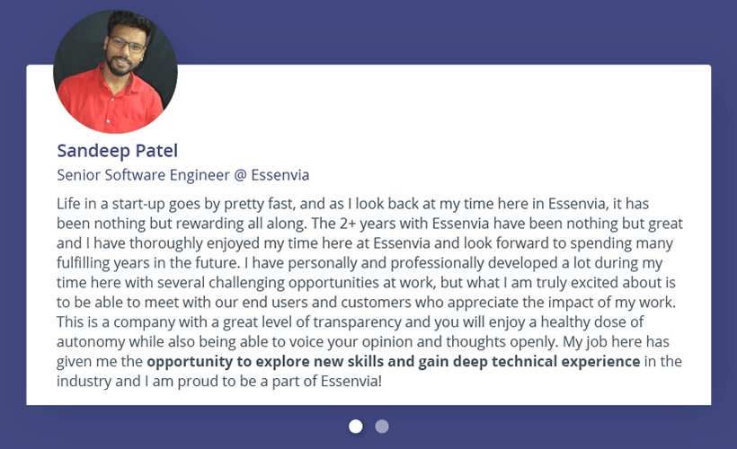 Essenvia Frontend Angular Developer Hiring Challenge